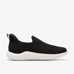 Clarks Nova Aster Schwarze Turnschuhe