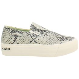 SeaVees Baja Platform Mulholland Damen Beigefarbene Plimsolls