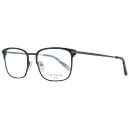 Ted Baker Square Unisex Schwarz Gunmetal Brillenfassungen