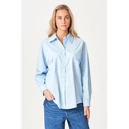 Clara &Uuml;bergro&szlig;es Hemd &ndash; Hellblau