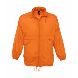 SOLS Unisex Surf Windbreaker / Jacke, besonders leicht (Orange)
