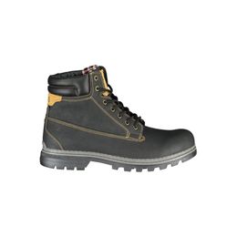 Carrera Schwarze Lederstiefel Schn&uuml;rstil
