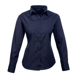 Premier - Bluse f&uuml;r Damen Lang&auml;rmlig (Marineblau)