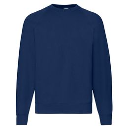 Fruit of the Loom - "Classic" Sweatshirt f&uuml;r Herren/Damen Unisex Raglan&auml;rmel (Marineblau)