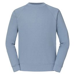 Fruit of the Loom - "Classic" Sweatshirt f&uuml;r Herren/Damen Unisex Raglan&auml;rmel (Graublau)