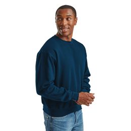Fruit of the Loom - Sweatshirt f&uuml;r Herren/Damen Unisex, Super Baumwolle (Bergblau)