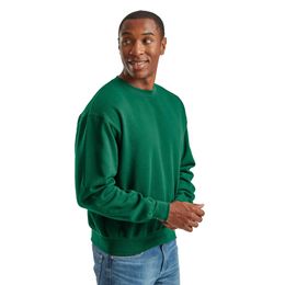 Fruit of the Loom - Sweatshirt f&uuml;r Herren/Damen Unisex, Super Baumwolle (College Gr&uuml;n)