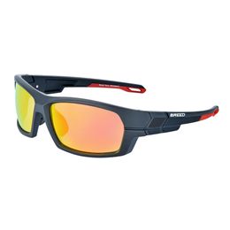 Lunettes de soleil polaris&eacute;es Breed Sirus - Noir/Rouge