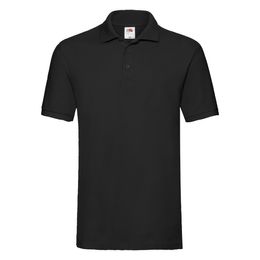 Fruit of the Loom - "Premium" Poloshirt f&uuml;r Herren/Damen Unisex (Schwarz)