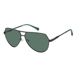 Polaroid Schwarze Metall-Sonnenbrille