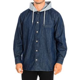 La Martina Regular Fit Jacke mit hohem Kragen und verstellbarer Kapuze TMC009-DM081 man