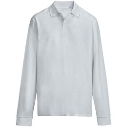 SOLS Unisex-Erwachsene Piqu&eacute;-Langarm-Poloshirt (Grau)