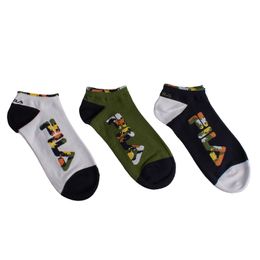 Fila Packung mit 3 unsichtbaren Sportsocken F2529 f&uuml;r Herren und Damen
