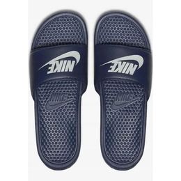 Nike Benassi Slip On Sliders in Midnght Navy