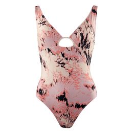 Gymshark Riemchen Back Damen hellrosa Badeanzug