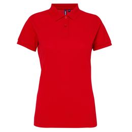 Asquith & Fox - Polo-Shirt mit kurzen &Auml;rmeln - Damen (Leuchtend Rot)