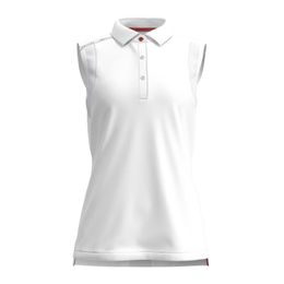 Forelson - "Stow" Poloshirt f&uuml;r Damen &Auml;rmellos (Wei&szlig;)