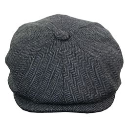 Herren Peaky Blinders Tweed Gatsby Hut