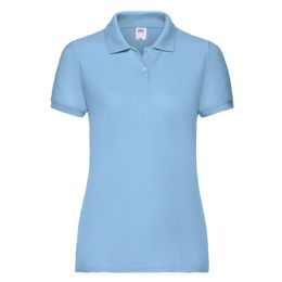 Fruit of the Loom - Poloshirt f&uuml;r Damen (Himmelblau)
