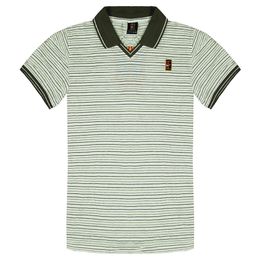 Nike Dri-Fit Striped Polo-Hemd Kurzarm Womens Tennis Sport Top 240723 100