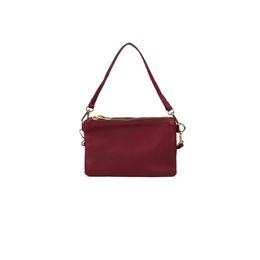 Giulia Monti Schultertasche Burgunderrot
