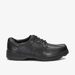 Clarks Line Shore Schwarze Leder Schuhe
