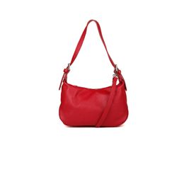 Giulia Monti Schultertasche Dunkelrot