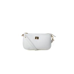Giulia Monti Schultertasche Wei&szlig;