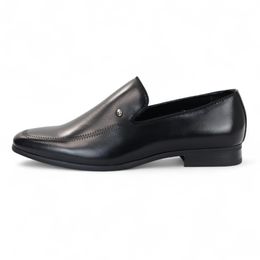 Herren Klassische Slip-On Loafer Formelle Schuhe Braun