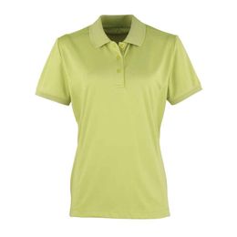 Premier - "Coolchecker" Poloshirt f&uuml;r Damen (Limone)