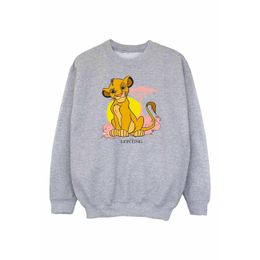 Disney - "The Lion King" Sweatshirt f&uuml;r M&auml;dchen (Grau)