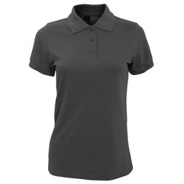 SOLS Womens/Ladies Prime Pique Polo Shirt (Dunkelgrau)