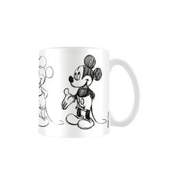 Disney - Kaffeebecher "Sketch Process" (Wei&szlig;/Schwarz)