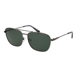 Polaroid Graue Sonnenbrille aus Edelstahl