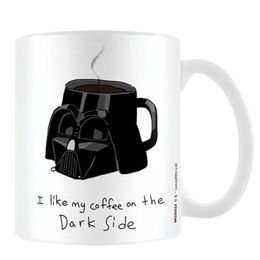 Star Wars - Kaffeebecher "Dark Side", Mem (Wei&szlig;/Schwarz)