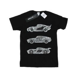 Disney - "Cars Text Racers" T-Shirt f&uuml;r Damen (Schwarz)