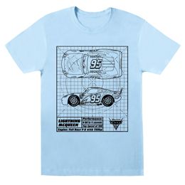 Disney - "Cars" T-Shirt f&uuml;r Damen (Babyblau)