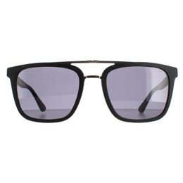 Police Square Mens Matte Schwarz Grau SPLB41 Origins 35