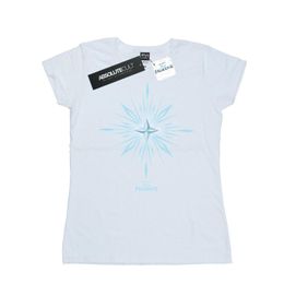 Disney - "Frozen 2 Elsa Signature Snowflake" T-Shirt f&uuml;r Damen (Wei&szlig;)