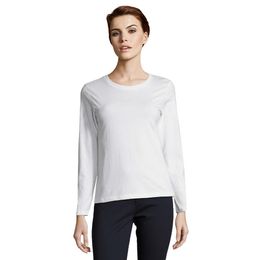 SOLS - "Imperial" T-Shirt f&uuml;r Damen Lang&auml;rmlig (Wei&szlig;)