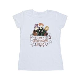 Disney - "Hocus Pocus Sanderson Sister" T-Shirt f&uuml;r Damen (Wei&szlig;)