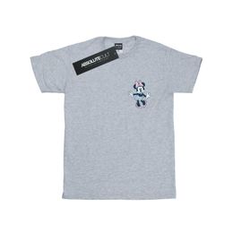 Disney - "Minnie Mouse Dancing Chest" T-Shirt f&uuml;r Damen (Grau)
