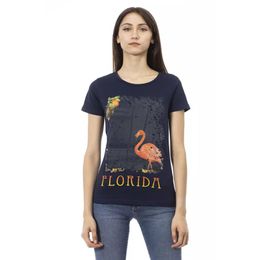 Florida Grafik T-Shirt mit Flamingo-Print