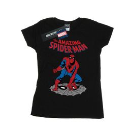 MARVEL - "The Amazing Spider-Man" T-Shirt f&uuml;r Damen (Schwarz)