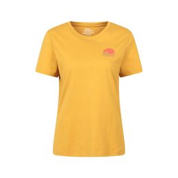 Mountain Warehouse - T-Shirt f&uuml;r Damen, R&uuml;ckseitiger Aufdruck (Senf)