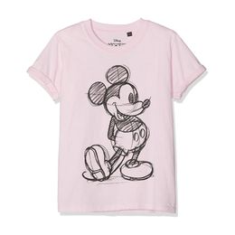 Disney T-Shirt f&uuml;r M&auml;dchen mit Mickey Mouse-Skizze (hellrosa)