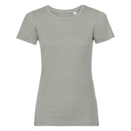 Russel Athletic Russell - T-Shirt, Baumwolle aus biologischem Anbau f&uuml;r Damen (Steinfarben)