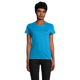 SOLS - "Pioneer" T-Shirt f&uuml;r Damen (Aquablau)