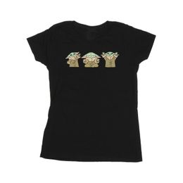 Star Wars - "The Mandalorian" T-Shirt f&uuml;r Damen (Schwarz)