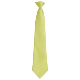Premier - "Colours Fashion" Krawatte Zum Anklemmen f&uuml;r Herren/Damen Unisex (Limone)
